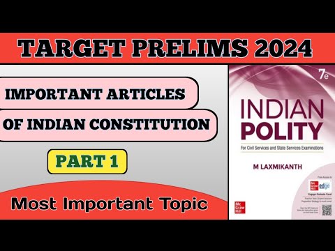Important Articles of Indian Constitution | Indian Polity | #upsc #ias #uppsc