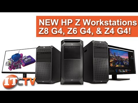 NEW HP Z Workstations - Z8, Z6, and Z4 G4!