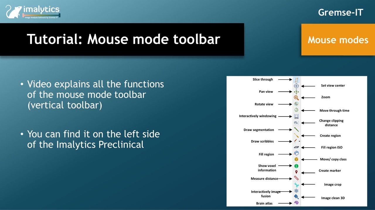 Tutorial video (Mouse modes): 
