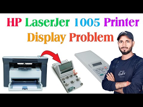 Hp 1005 printer display light problem || HP 1005 MFP Display Panel Replacement #printerrepair