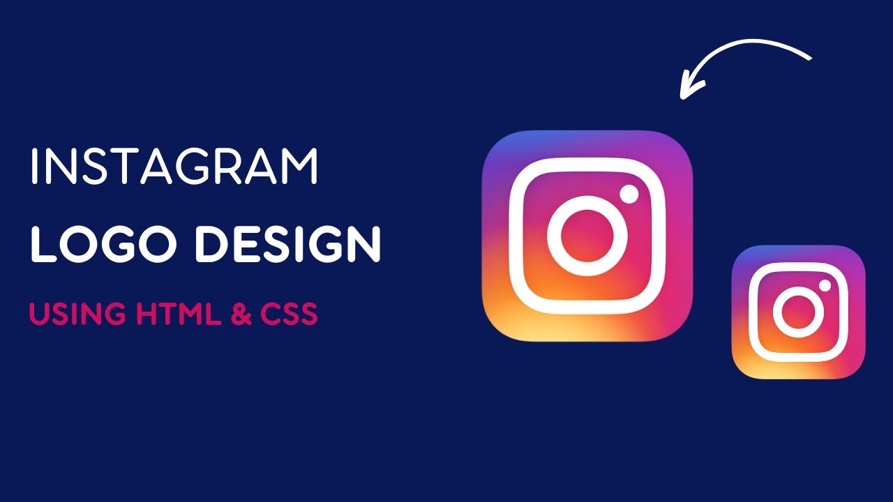 Design Instagram Logo With Only HTML & CSS
