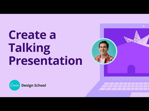 Using Canva Talking Presentations™ templates