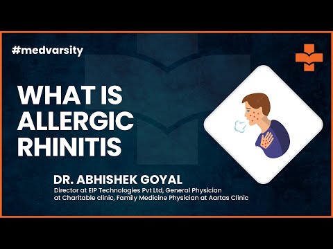 What is Allergic Rhinitis | @MedvarsityTechnologiesPvtLtd
