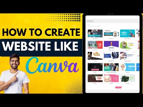 How To Build A Website Similar to Canva For Create Graphics, Images, Social Media | SAAS Platform