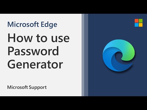 How to use Edge Password Generator | Microsoft