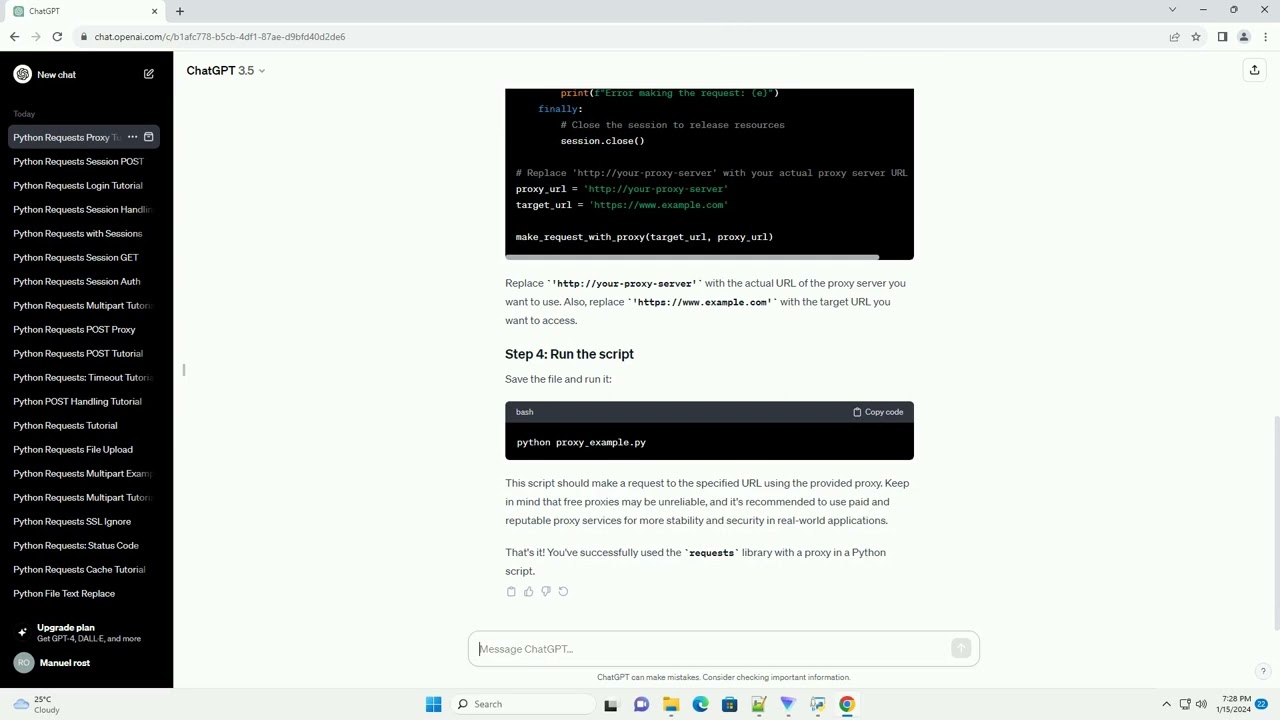 python requests session proxy