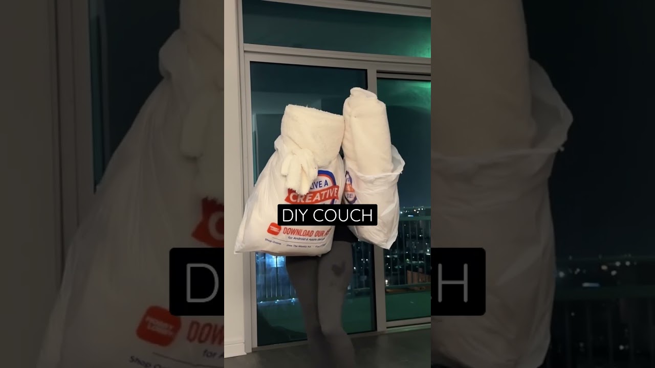 DIY COUCH #diy #diycouch #boucle #cloudcouch