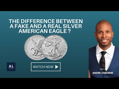How can I tell the difference between a fake and a real Silver American Eagle ? Full video test