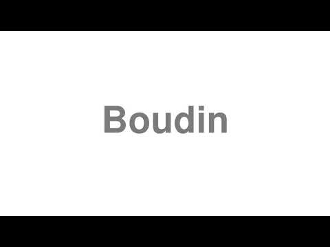 How to Pronounce "Boudin"