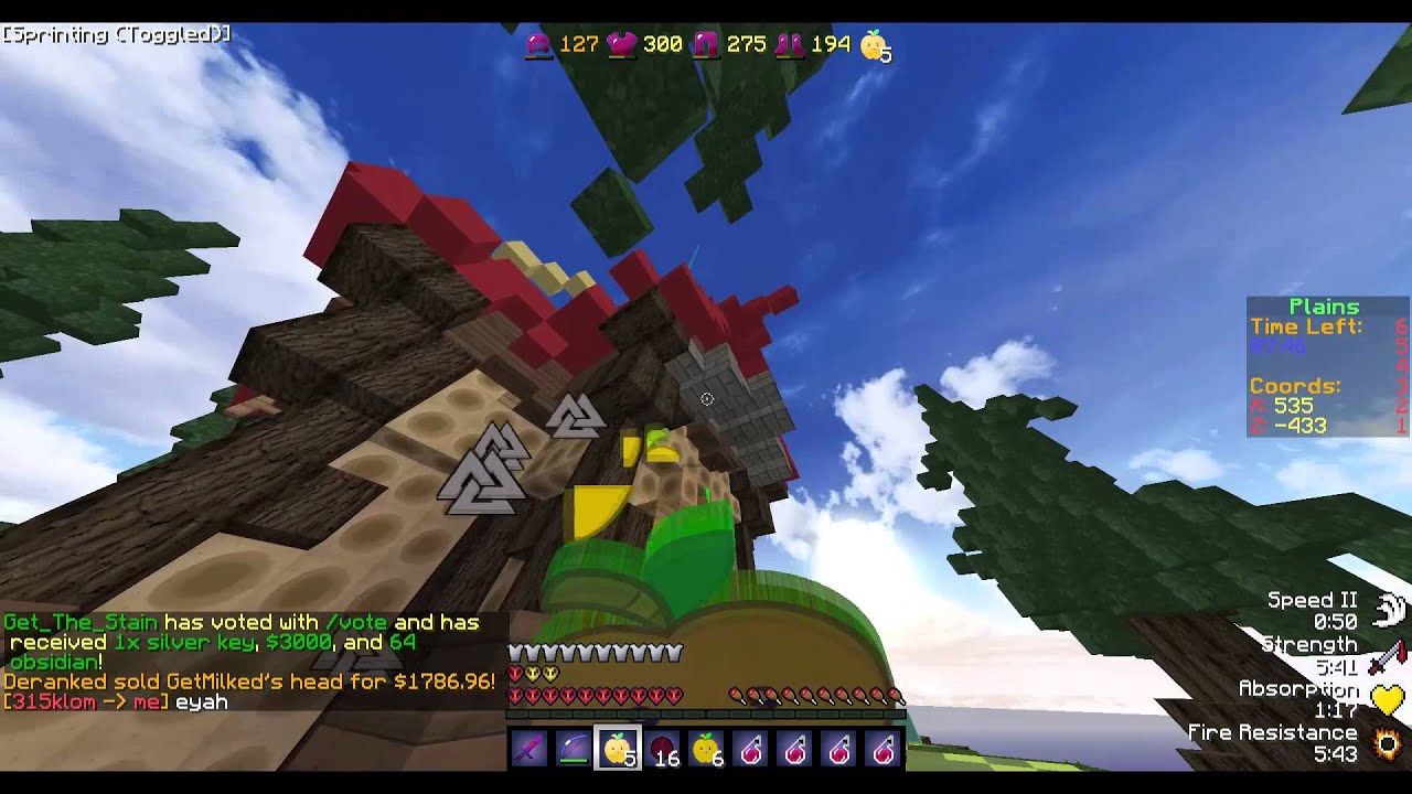 BasicPvP Ep2- Knocking KOTH Highlights!