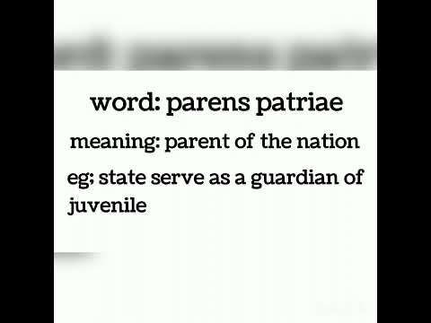 parens patriae # legal term