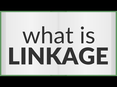 Linkage | meaning of Linkage