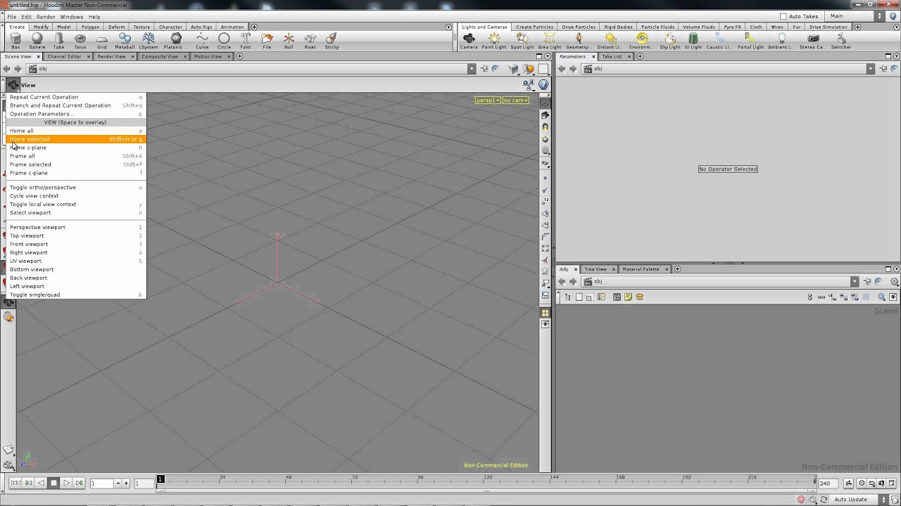 Houdini Interface Tools View