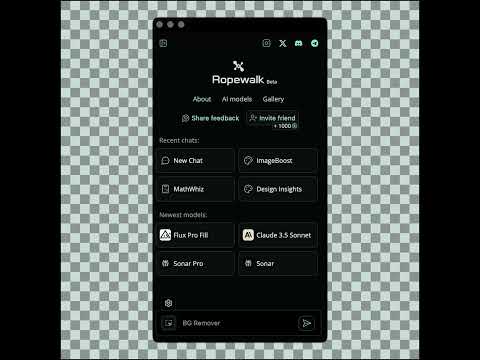 Remove image background with AI