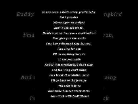 Eminem - Mockingbird (Lyrics)