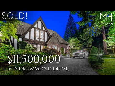 A Historic 1933 Classic English Tudor Residence in Vancouver's Most Prestigious Point Grey Enclave