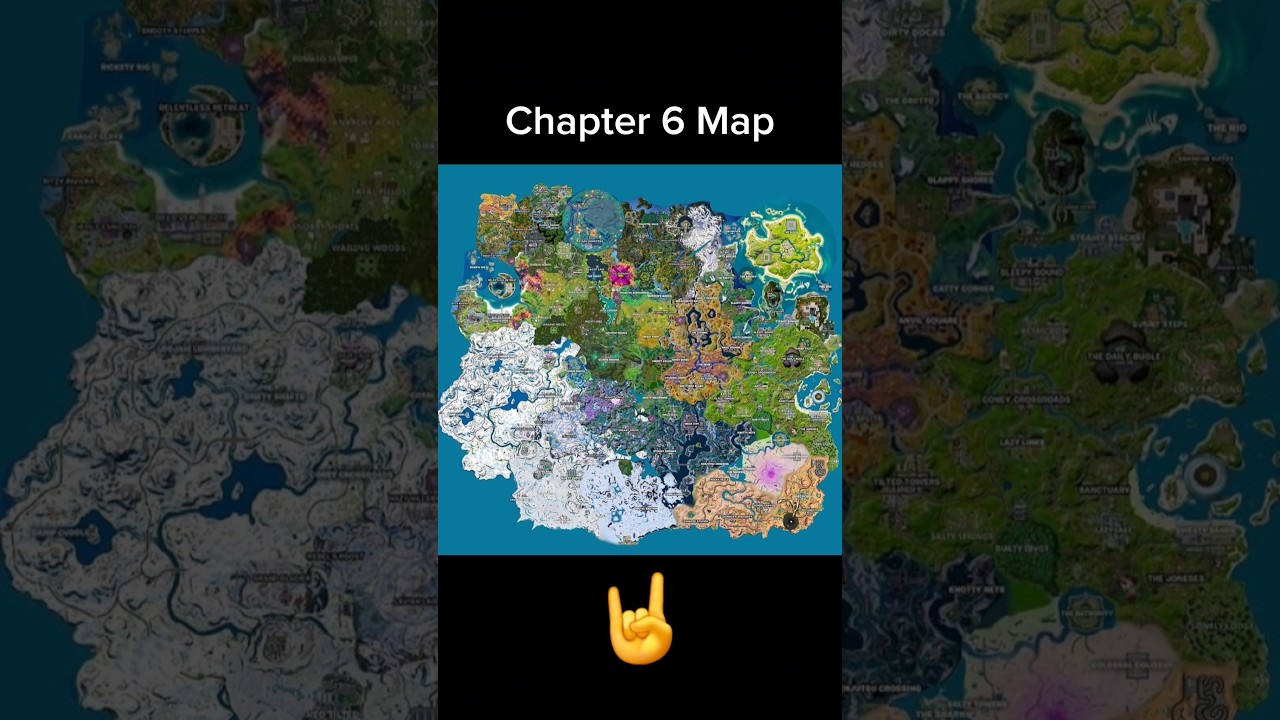 Fortnite Chapter 5 Map VS. Chapter 6 Map!