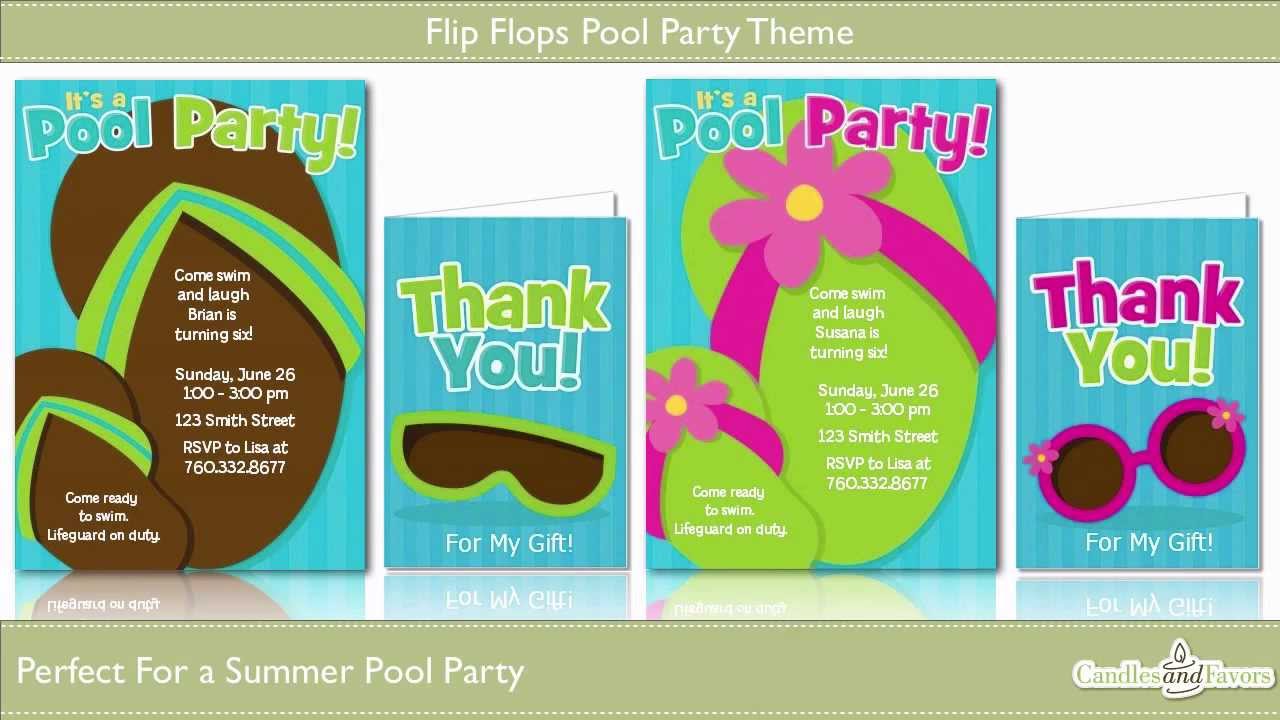 Flip Flop Pool Party Theme Showcase