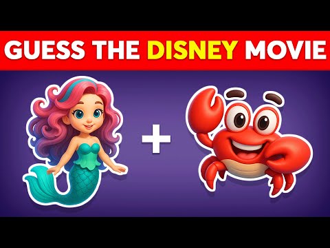 Guess The Disney Movie By Emoji 🎬👸 Disney Emoji Quiz | Movie Quiz
