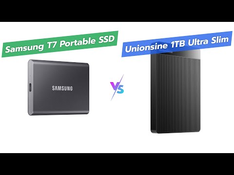 ⚡️Samsung T7 vs UnionSine HDD: Which is Better? 💾