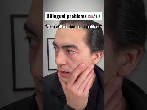 The problem with being bilingual in Spanish and English!