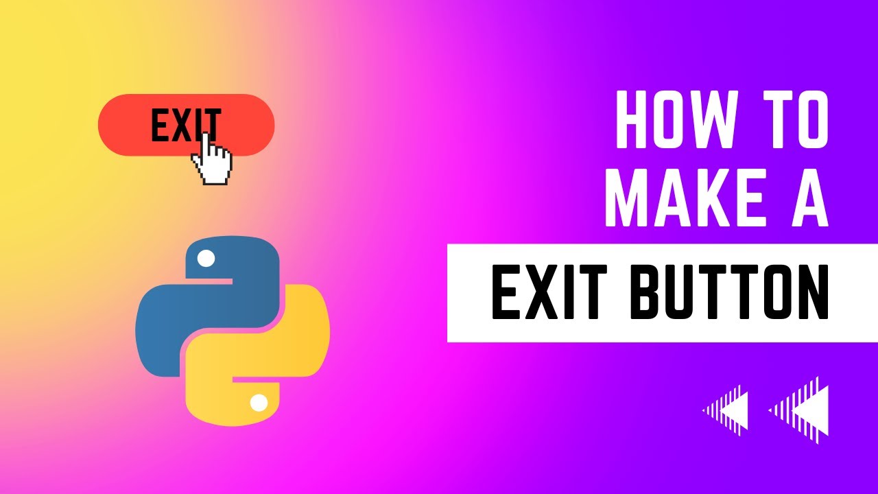 How to close the GUI using Button in Tkinter | Exit button | Python | Code with Dawood