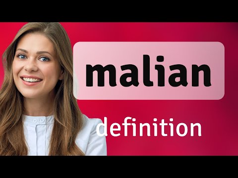 Malian | MALIAN definition
