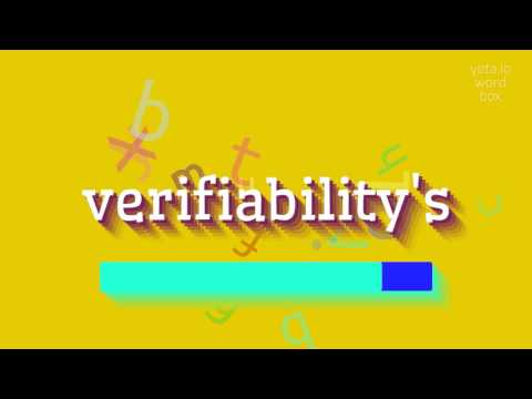 How to say "verifiability's"! (High Quality Voices)
