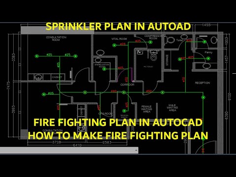 HOW TO MAKE FIRE FIGHTING PLAN IN AUTOCAD - FIRE FIGHTING LAYOUT IN AUTOCAD-DRAWINGS SOLUTION-1