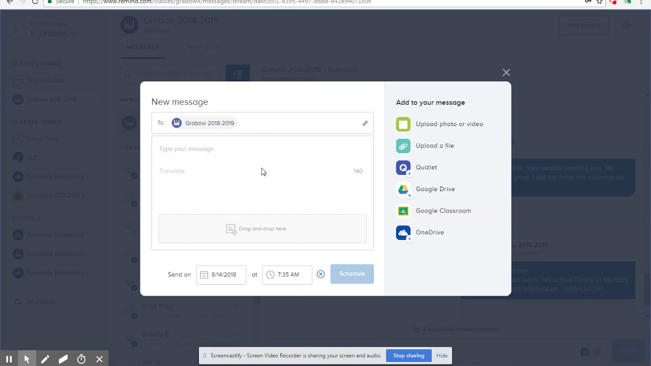 Remind - communication tool