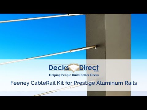Feeney CableRail Kit for Prestige Aluminum Rails