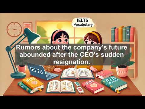 Must Know IELTS 6.5 Vocabulary Lesson: Abound - Meaning, Common errors, Synonyms and Antonyms