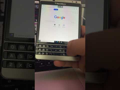 Windows 10 on blackberry passport, the keyboard makes this incredibly functional