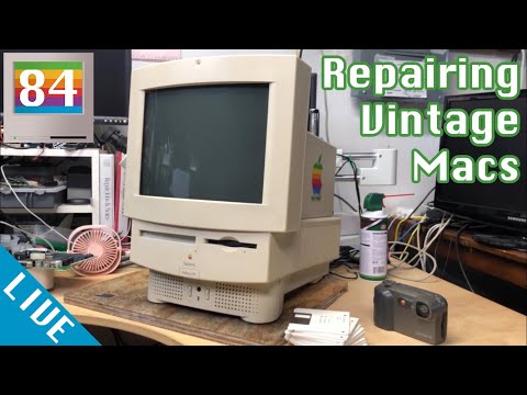 Mac84 LIVE: Vintage Macintosh Repairs (Color Classic & Performas)