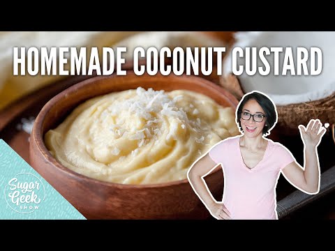 How to make delicious homemade coconut custard