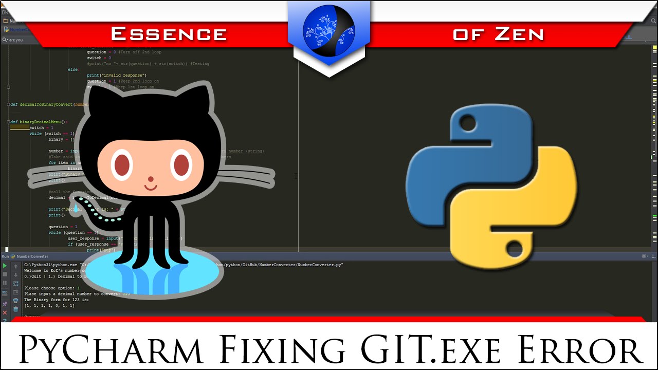 PyCharm | Fixing Git.exe Error [Python Extras]