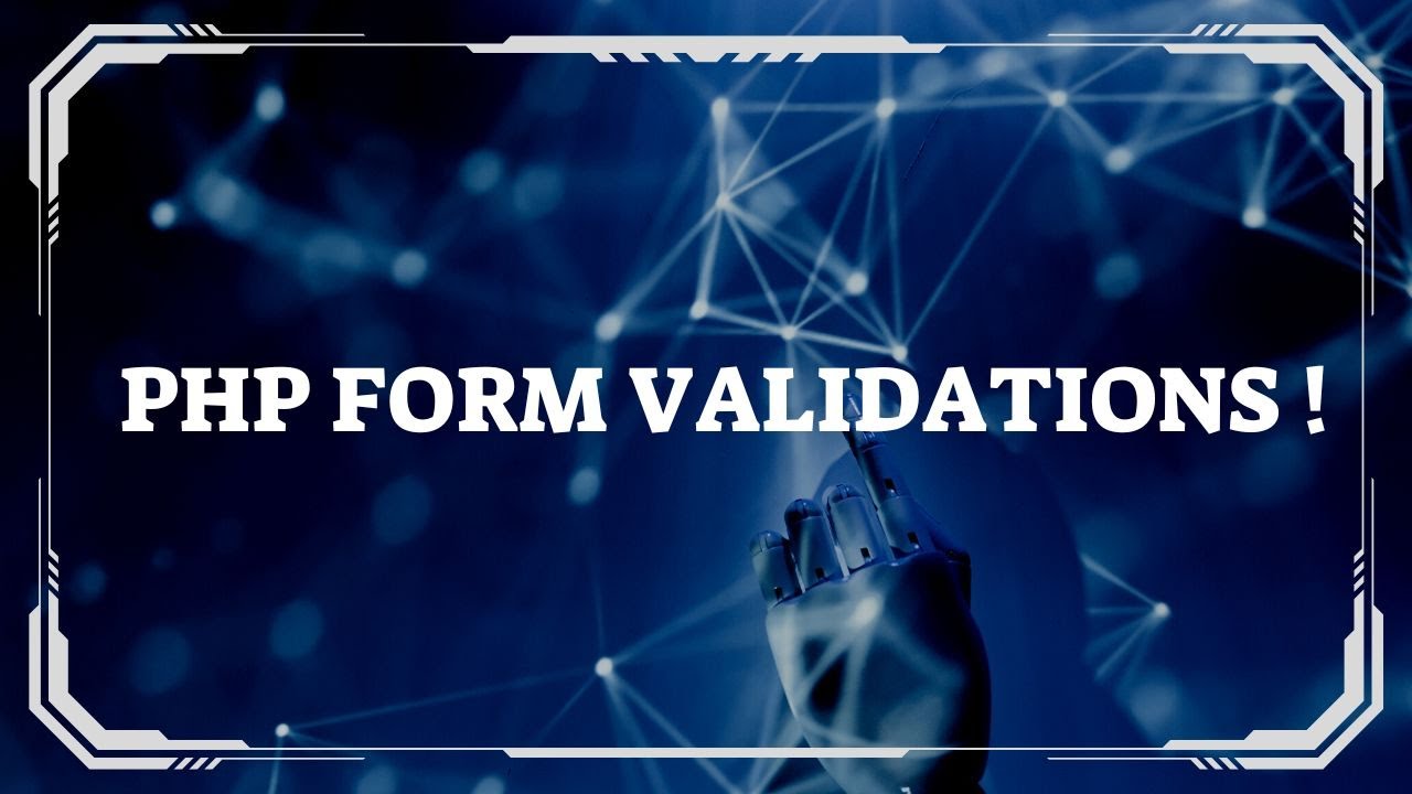 Validating User Input with PHP Forms ! #php
