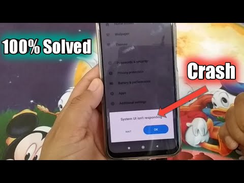 Security isn't responding | System ui isn't responding | Apps unfortunately stop | Redmi mobile
