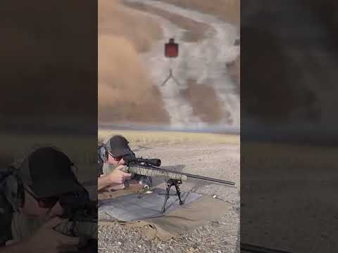 Cheap Rifle and Scope hits at 1,000 yards! #shorts