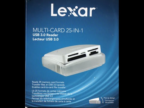 Lexar Multi-Card 25-in-1 USB 3.0 Memory Card Reader LECR251 LRW025URBNA (03-05-2020)