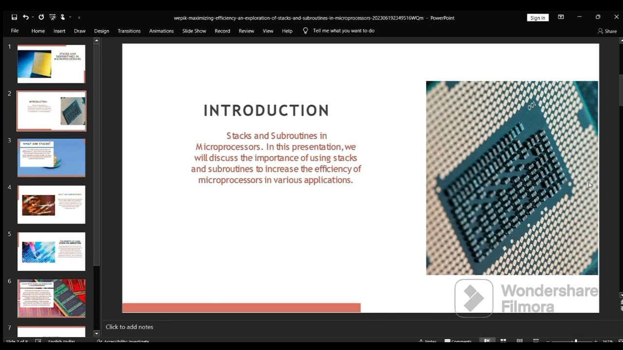 Microprocess: Stack and Subroutine
