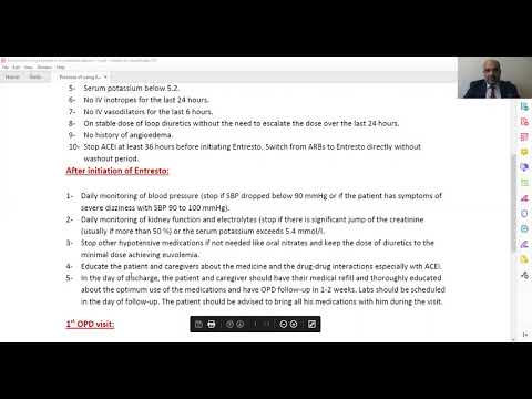 How to Use Entresto in Acute Heart failure?
