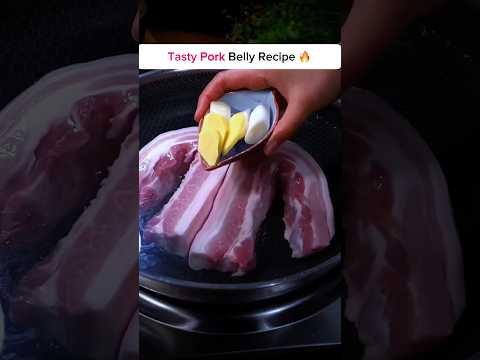 Tasty pork belly recipe 😍 (ps: the egg is to be added together with the ingredients)
