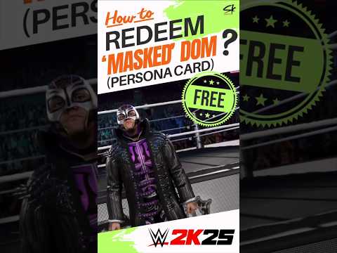 WWE 2k25 How to Get Dominik Mysterio "Masked" for Free (with locker code)
