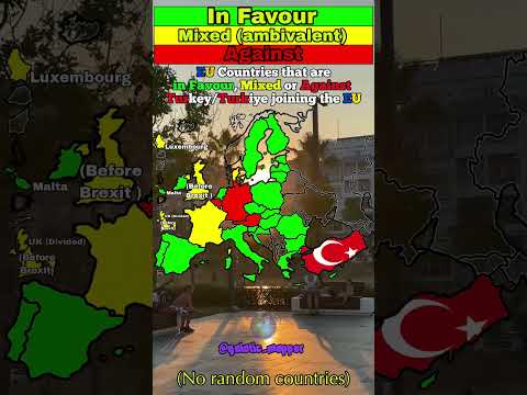 Should Turkey/Turkiye join the EU according to each EU Country (Credits to very_useful_maps)