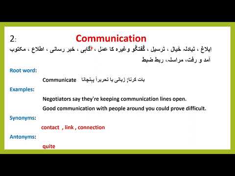 Class (33) English vocabulary through root words || sentences || synonyms and antonyms |