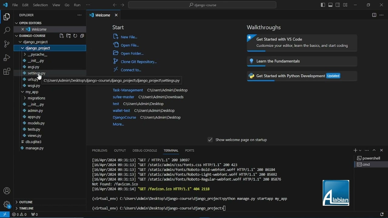 02 Django Project Setup