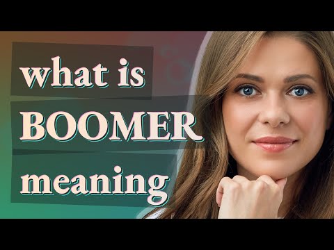 Boomer | meaning of Boomer
