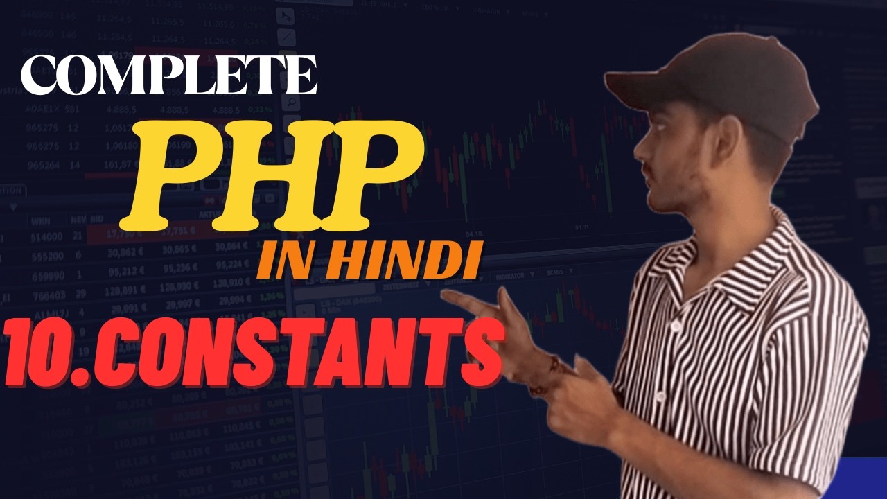 what is Constant in PHP | Define() function & const keyword | PHP tutorial in hindi #php