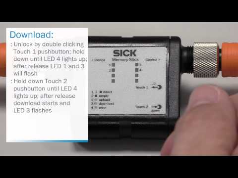 Tutorial: Setup and use of the Memory Stick from SICK | SICK AG